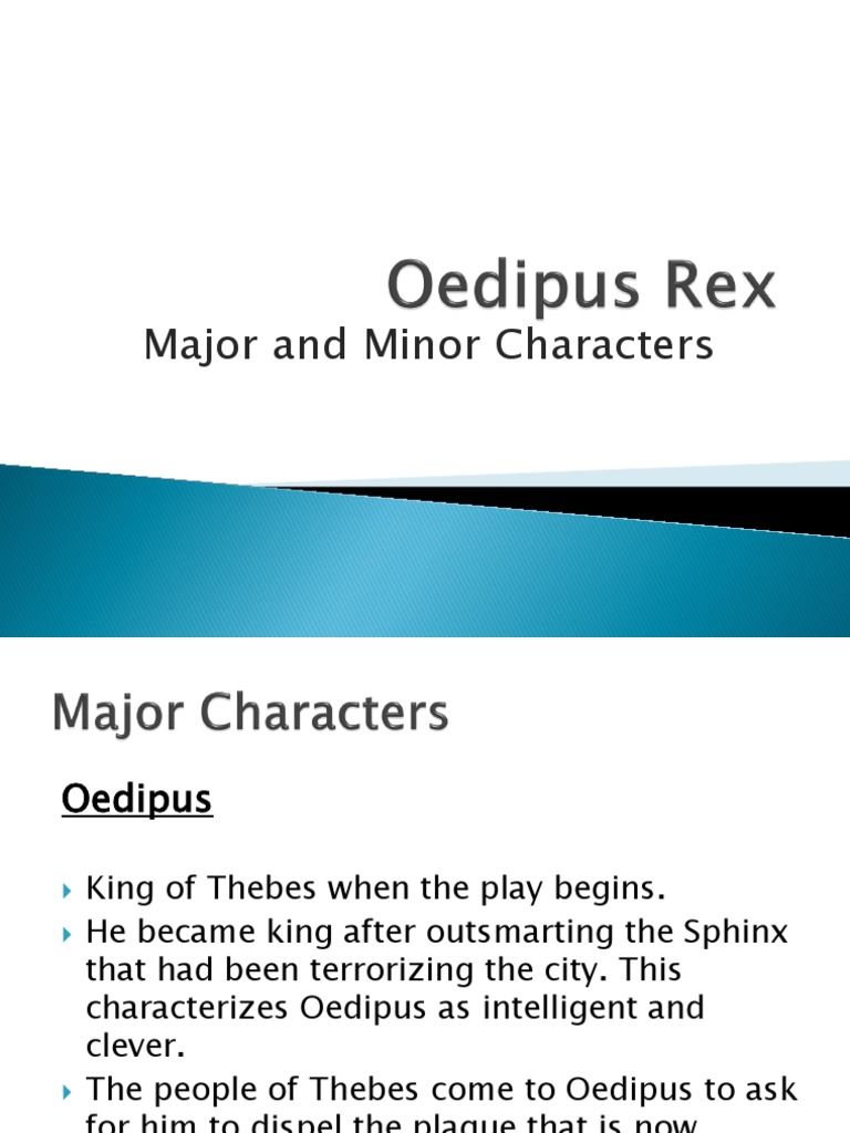 Oedipus Rex | PDF | Oedipus