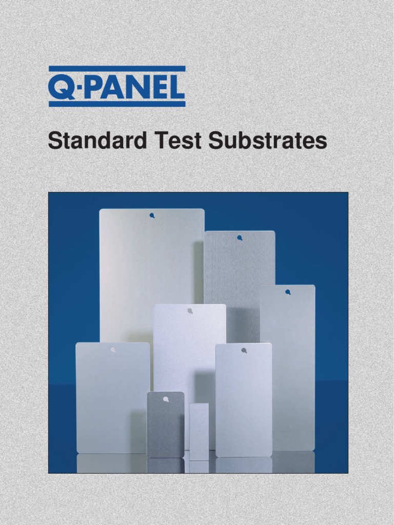 Standard Test Substrates | PDF | Rust | Alloy