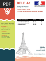 DELF A1 Sample Paper With Answer Key 2 | PDF