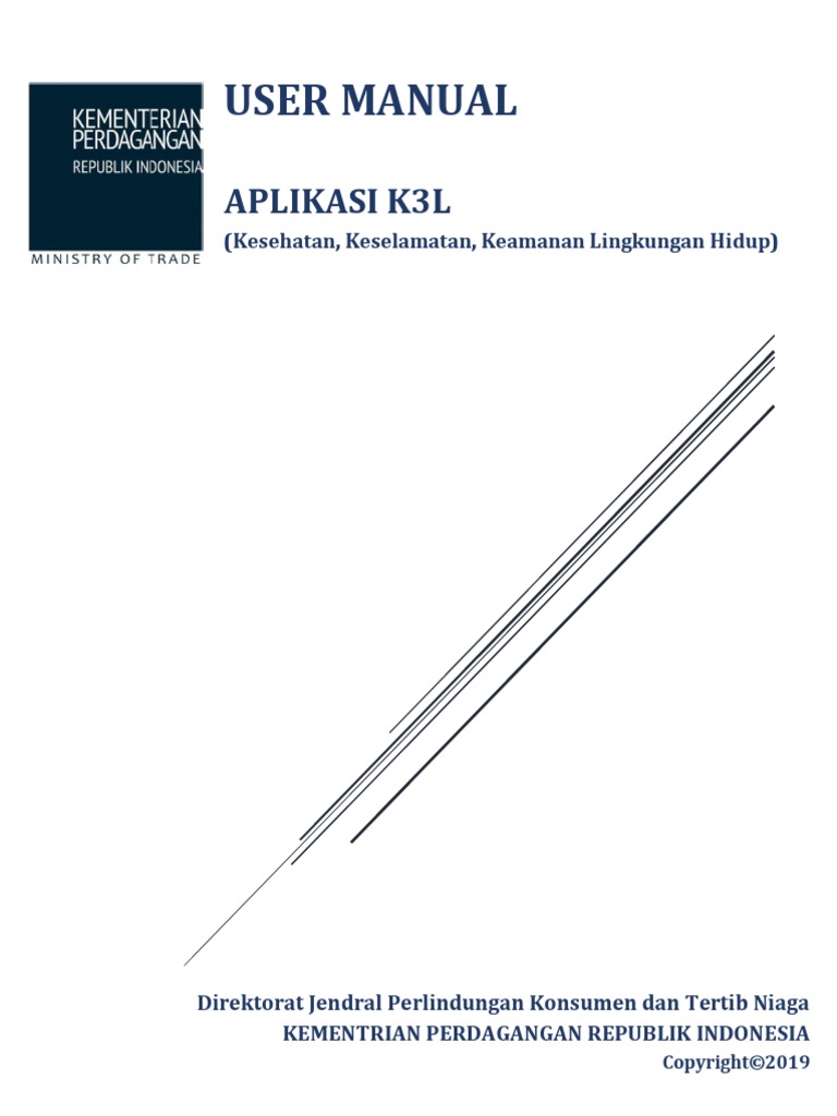 User Manual Aplikasi K3L PDF | PDF