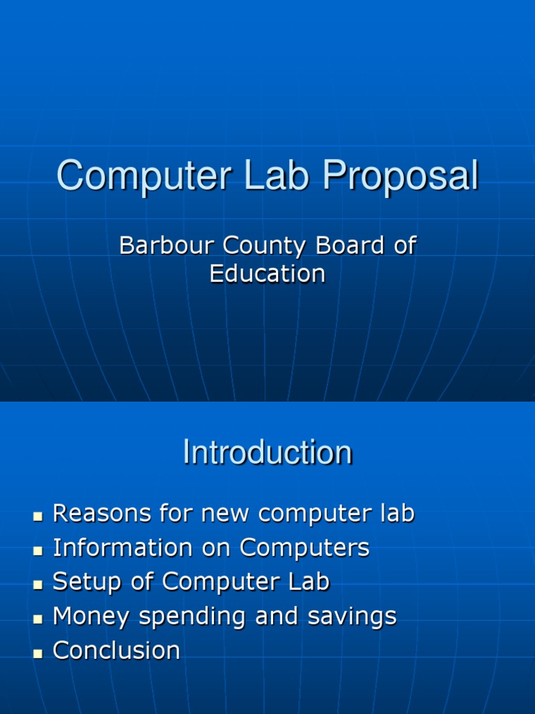 Computer Lab Proposal | PDF | Desktop Computer | Operating System