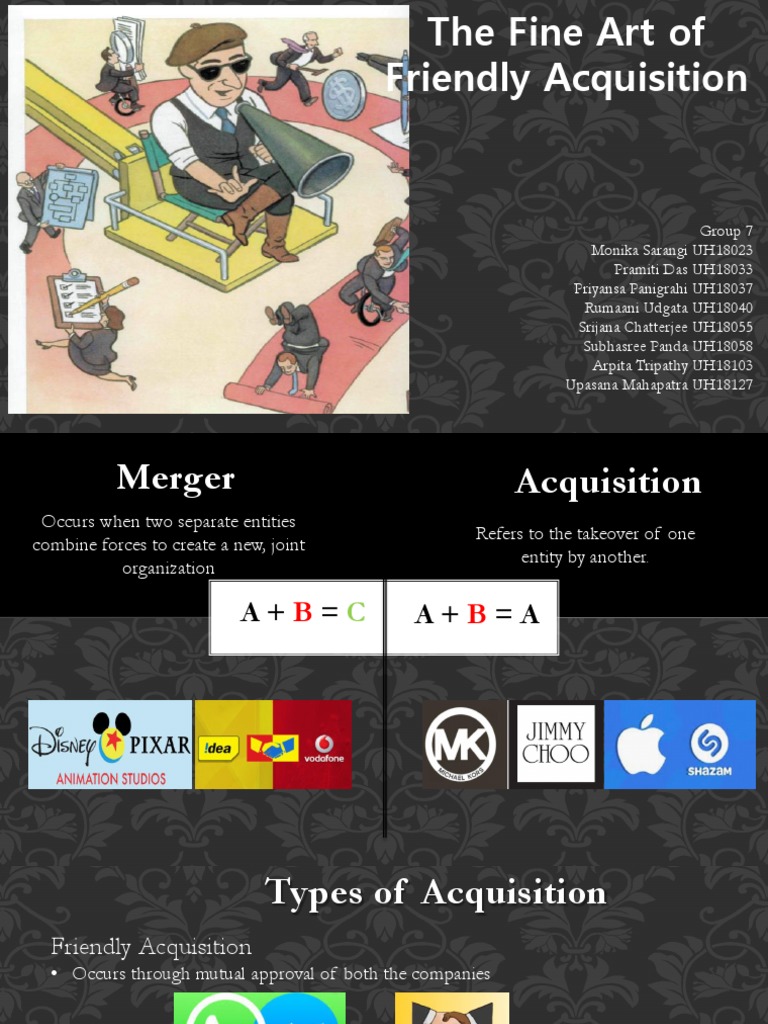 Mastering Friendly Acquisitions | PDF | Mergers And Acquisitions ...