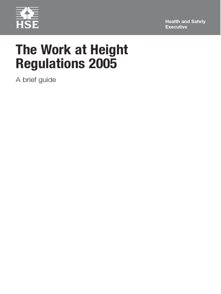 Work at Hight Regulation | PDF | Safety | Employment