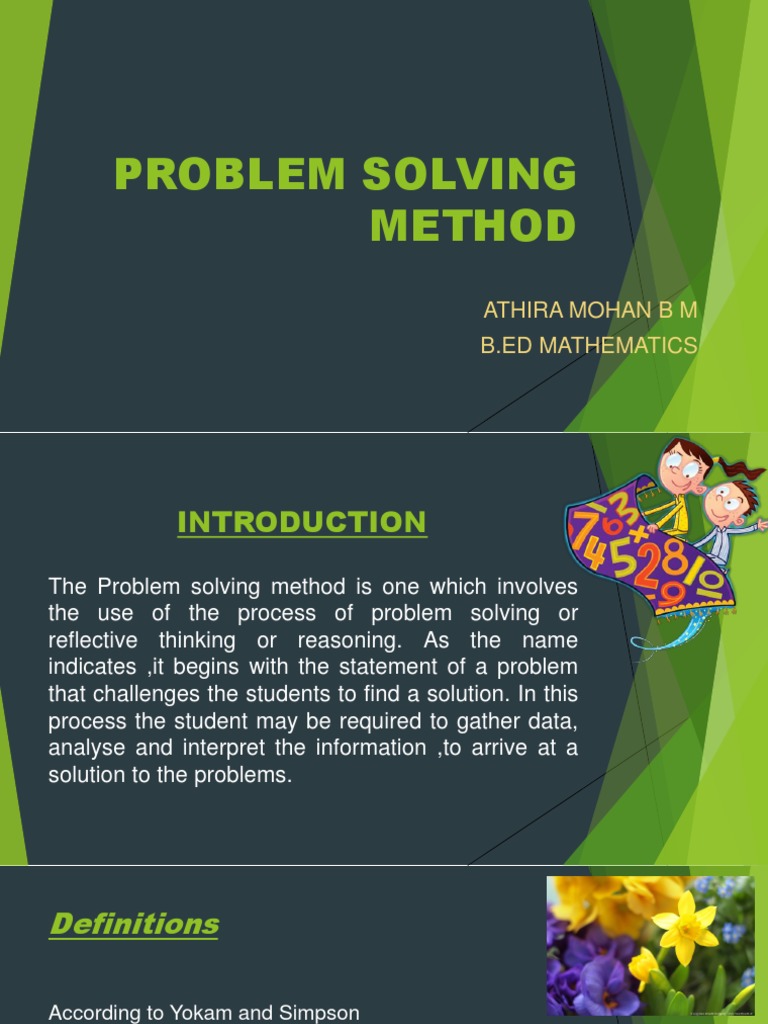 Problem Solving Method | PDF | Hypothesis | Thought