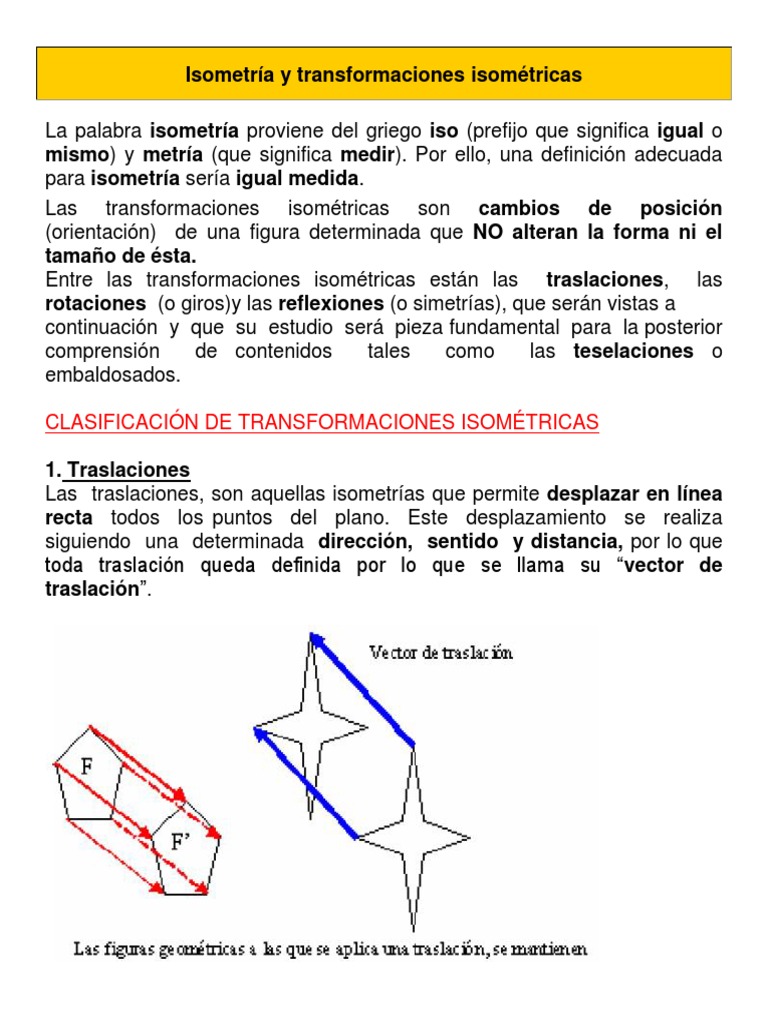 Isometrico Significado
