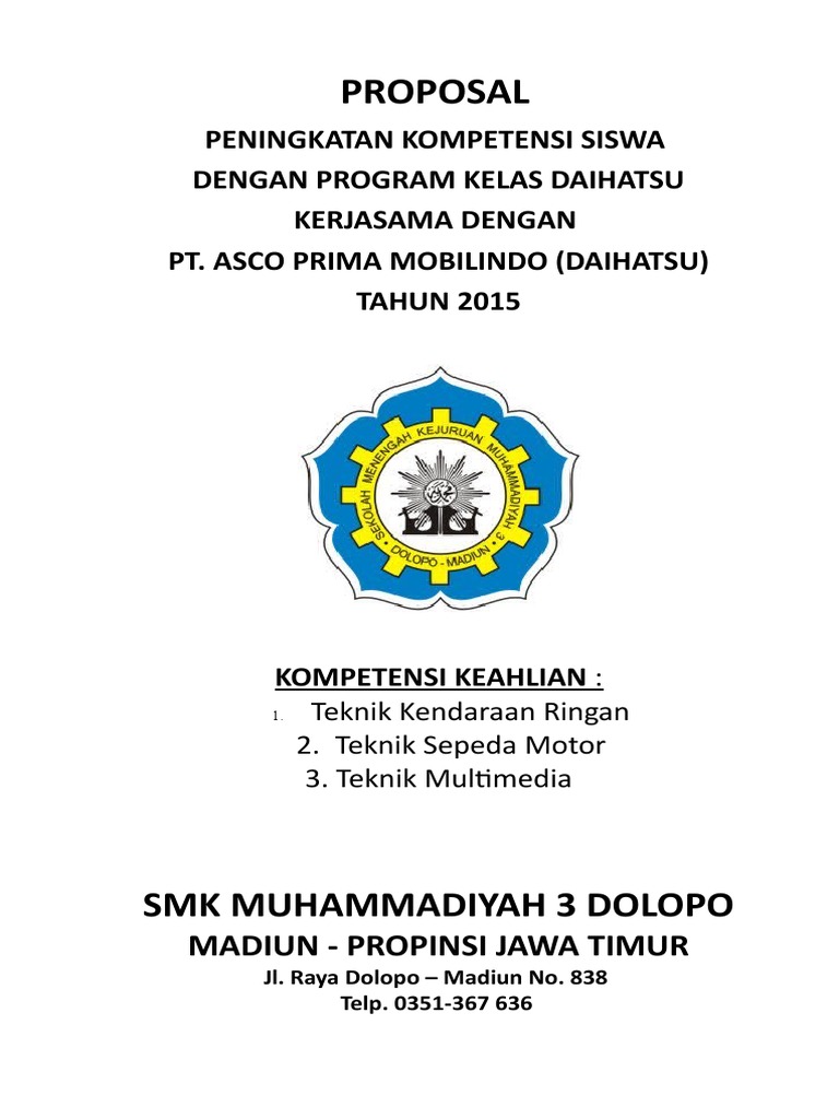 Proposal Proker Kelas Daihatsu | PDF