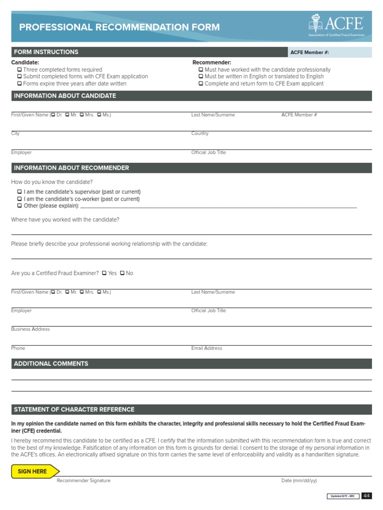 CFE Recommendation | Business