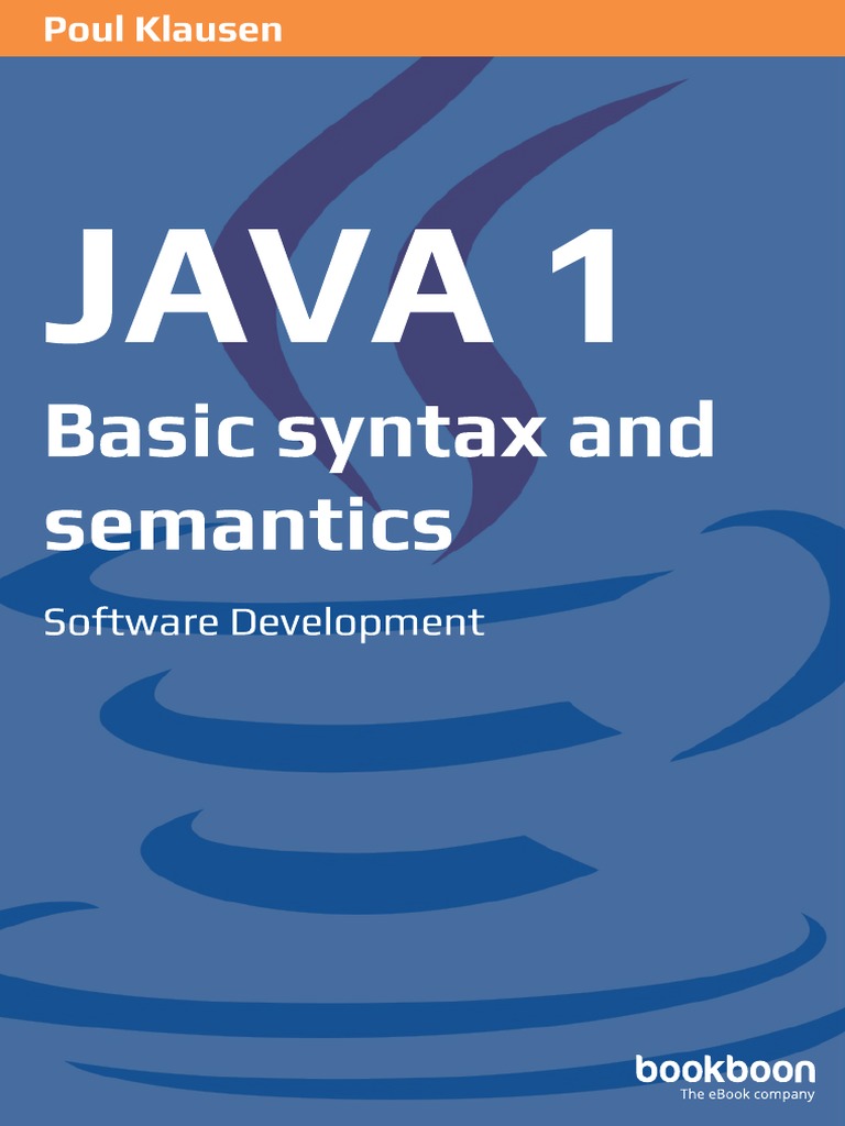 Java 1 Basic Syntax And Semantics Pdf Programming Language Java 9138