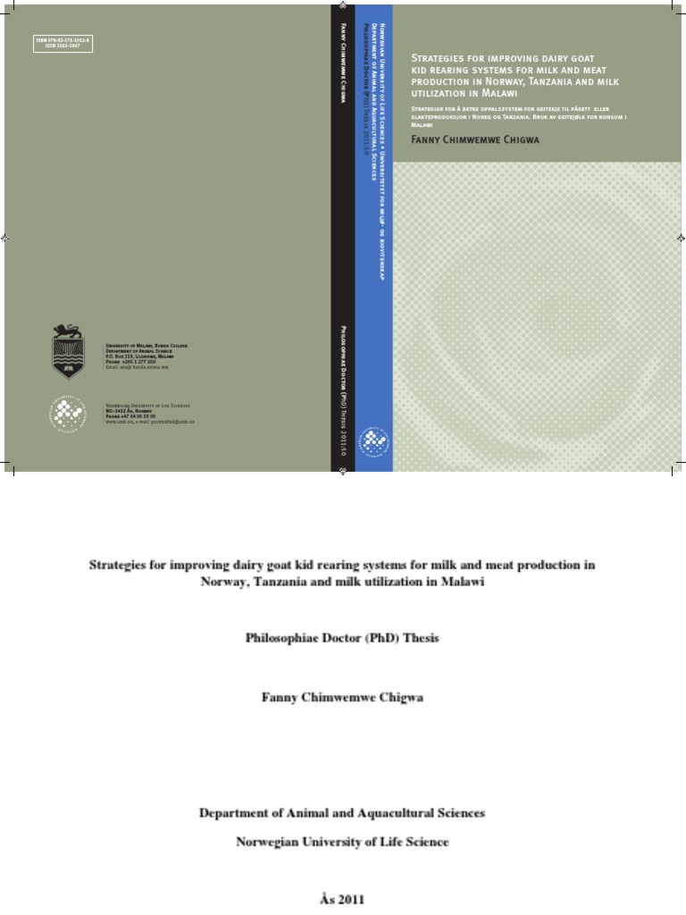 HHHGJ | PDF | Goat | Milk