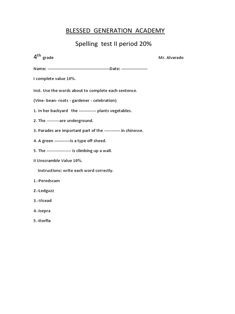 Blessed Generation Academy | PDF