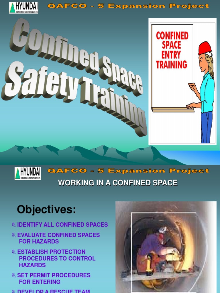 Confined Space Safety Training | PDF | Working Conditions | Prevention