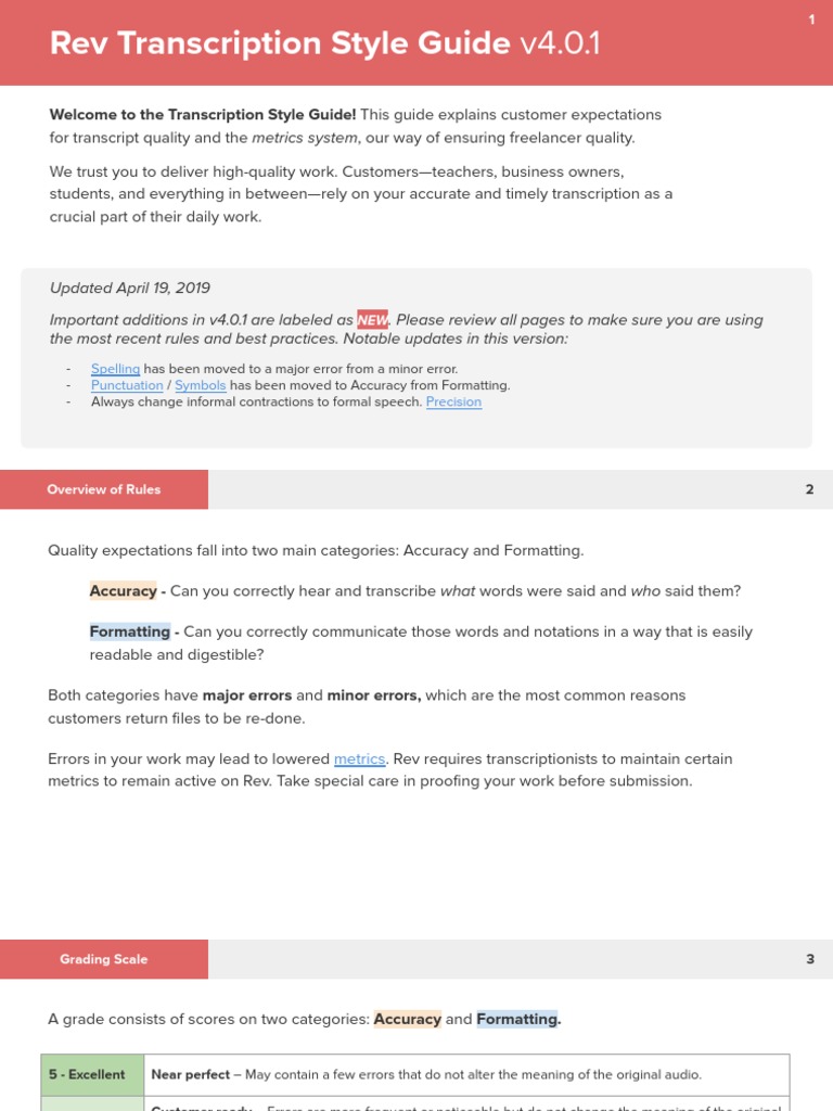 Rev Transcription | PDF | Ellipsis | Linguistics