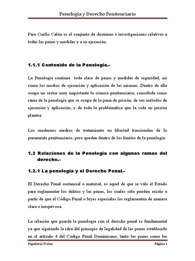 Penologia | PDF | Criminología | Castigos