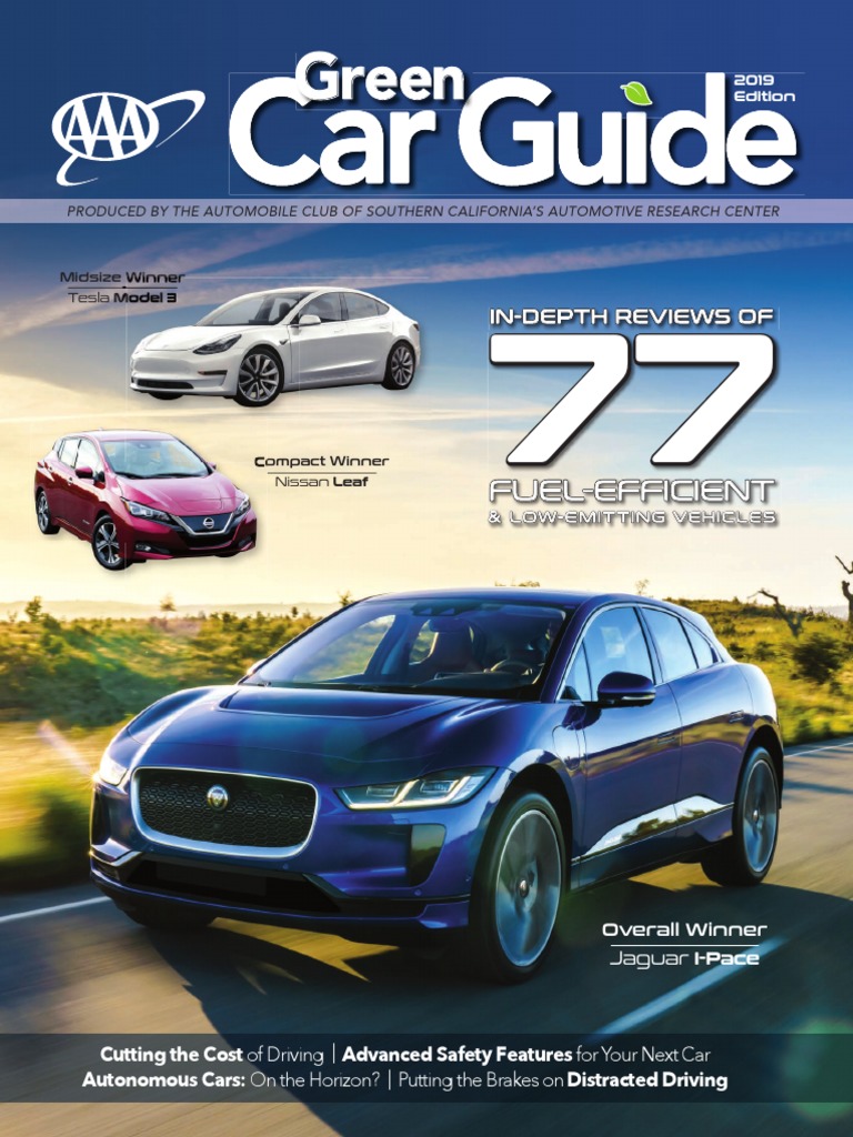 2019 AAA Green Car Guide | PDF | Electric Vehicle | Plug In Hybrid