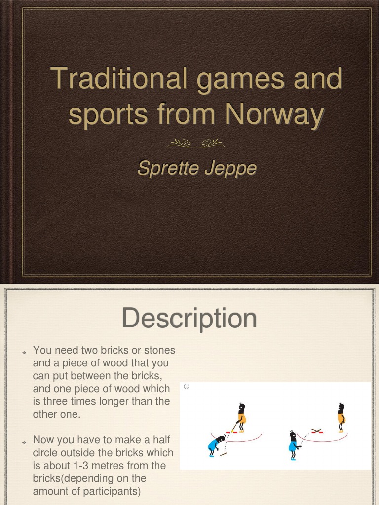 Norwegian Traditional Game: Sprette Jeppe | PDF