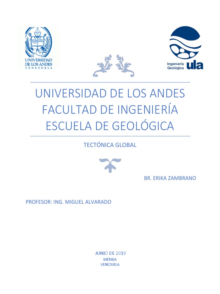 Tectónica Global | PDF | Placas tectónicas | Manto (geología)
