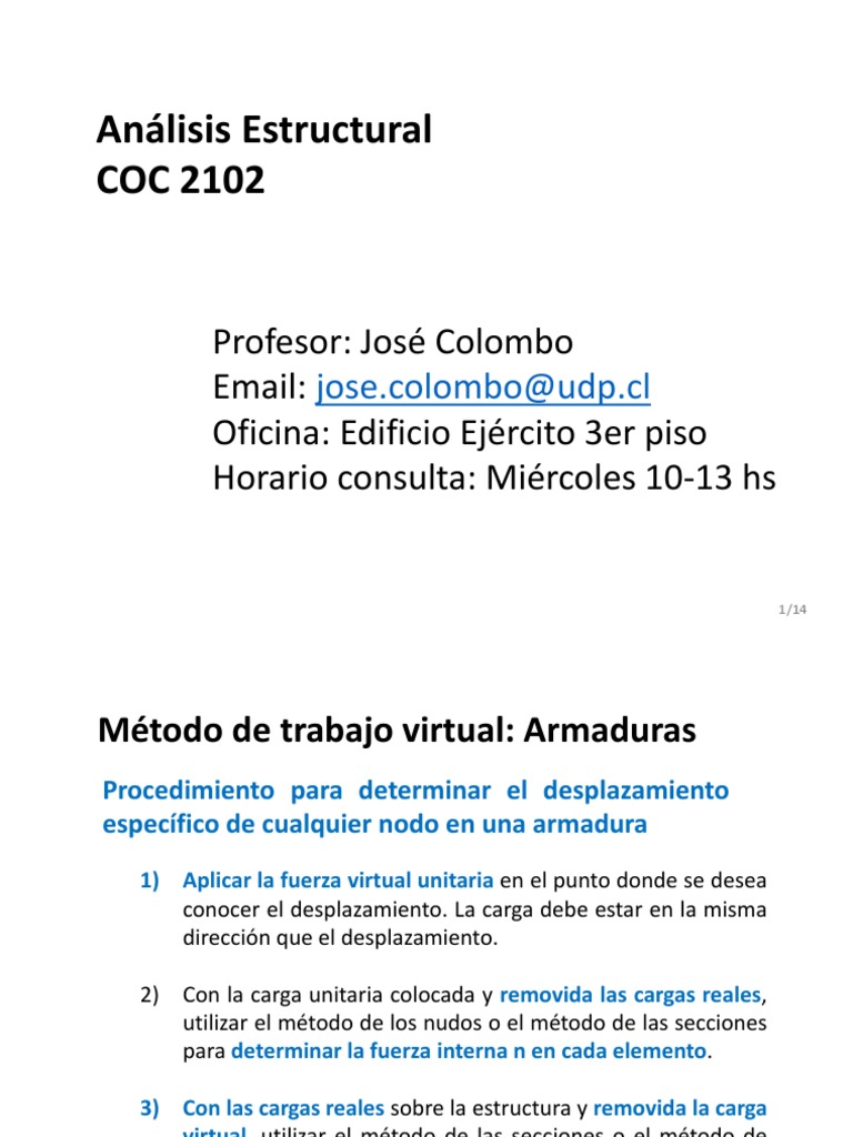 Desplazamiento en Armaduras: AASHTO T222 | PDF | Análisis estructural ...
