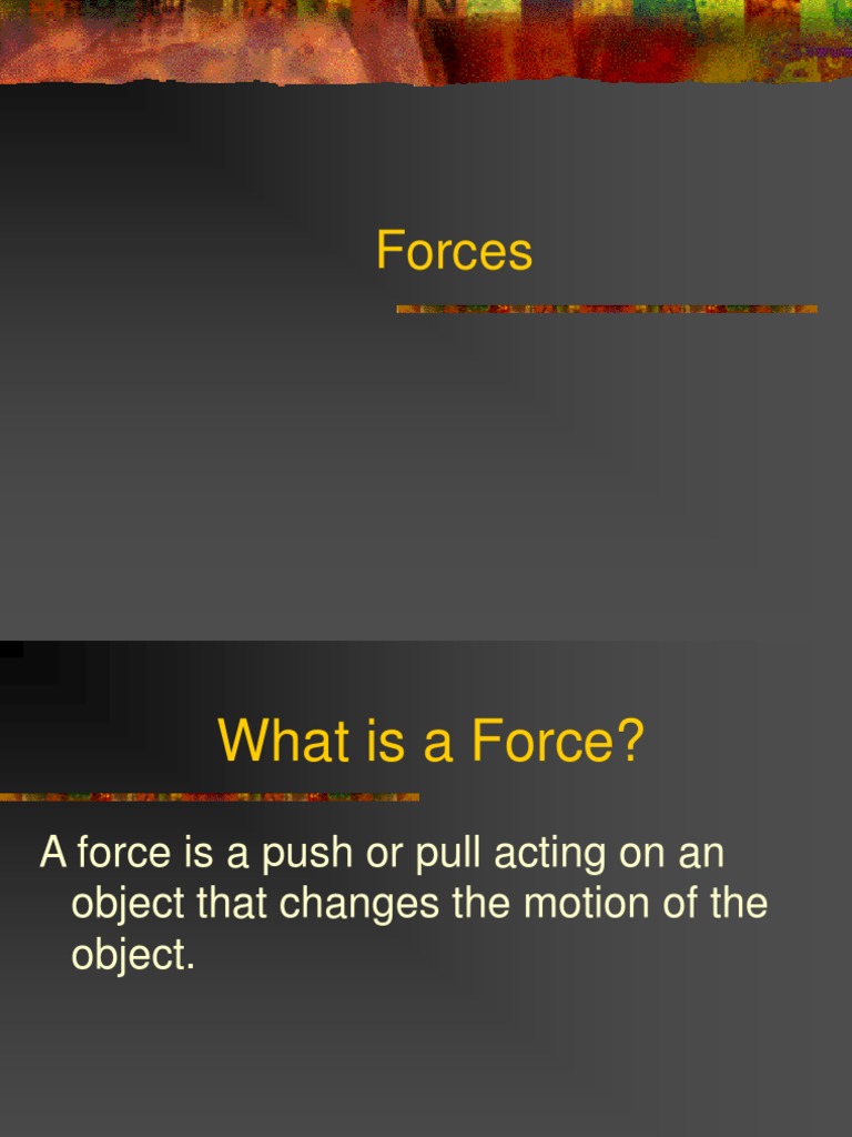 Forces Physics | PDF | Inertia | Friction