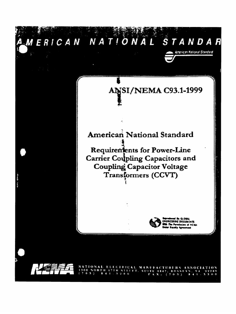 Ansi C93 1 1999 | PDF