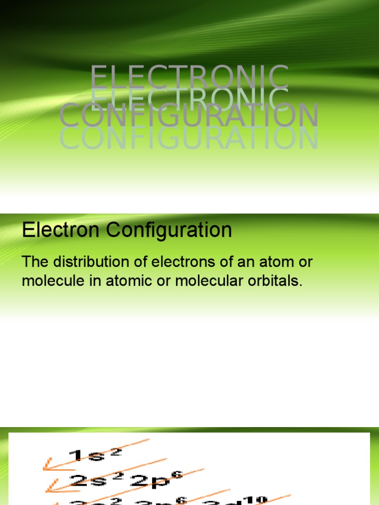 Understanding Electron Configuration Basics | PDF | Quantum Mechanics ...