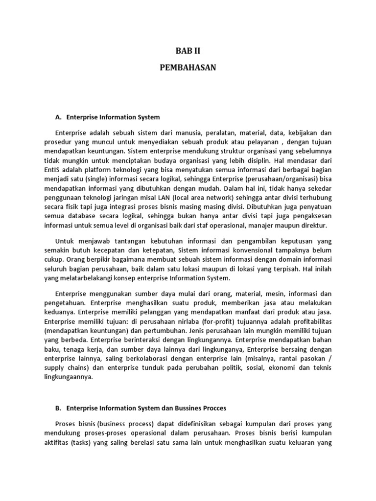 Enterprise Information System | PDF