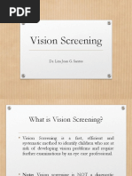 Vision Screening Form Deped | PDF | Eye | Visual System