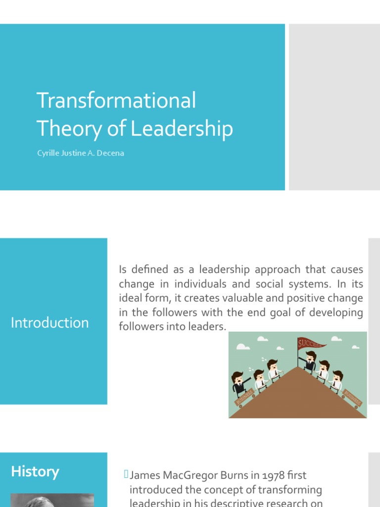Transformational Theory of Leadership | Download Free PDF | Leadership ...
