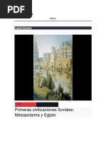 Civilizaciones Fluviales Orígenes Y Desarrollo Pdf Mesopotamia
