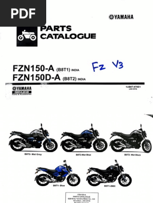 Black Yamaha Fz Parts