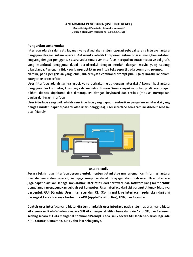 Materi User Interface | PDF
