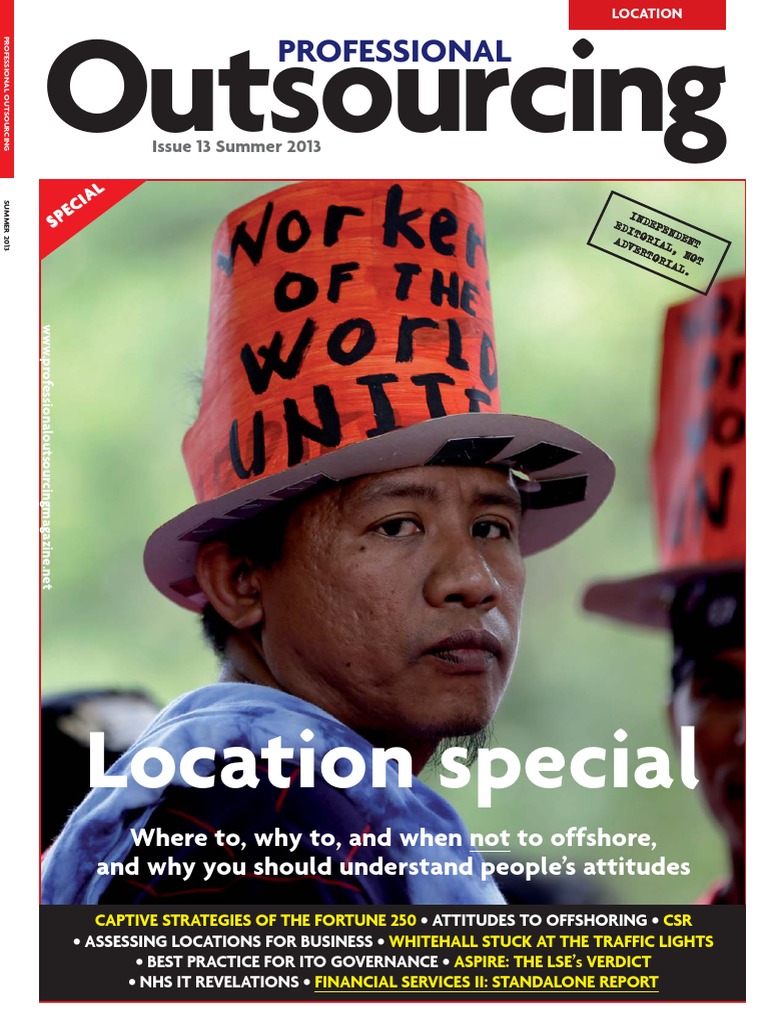 Professional Outsourcing Summer 2013 | PDF | Offshoring | Outsourcing