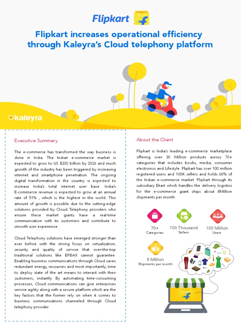 Flipkart Case Study | PDF | E Commerce | Interactive Voice Response