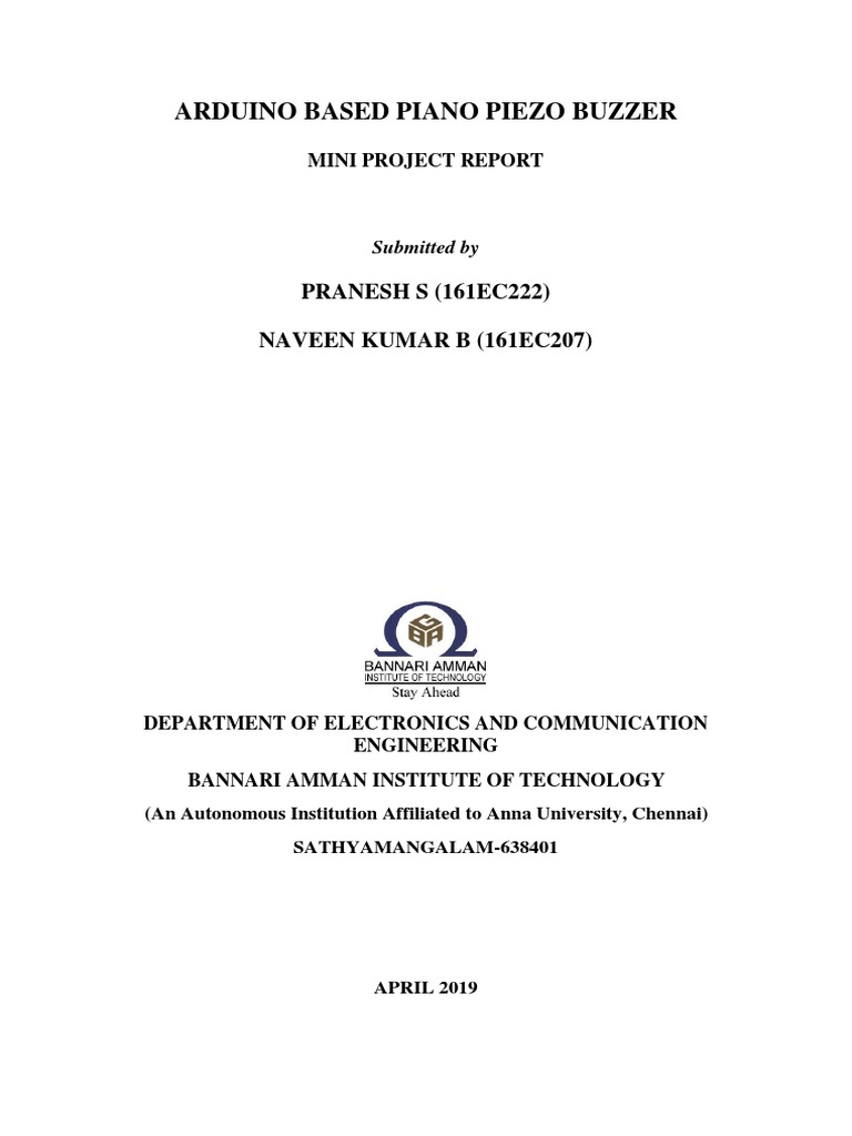 Mini Project-4 | PDF | Electrical Engineering | Manufactured Goods
