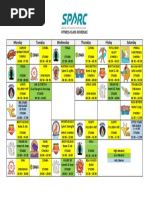 Athletics Training Matrix | PDF | Sports