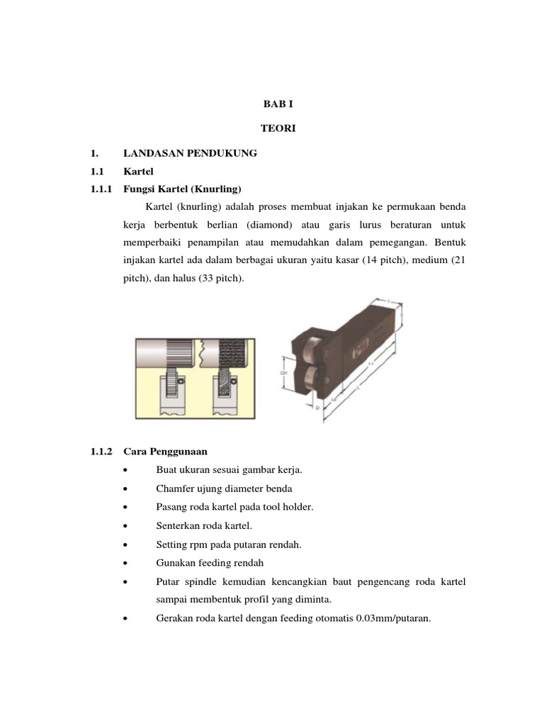 Laporan Praktek Mesin Bubut | PDF