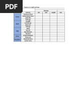 The Anarchy Workout Calendar | PDF | Sports