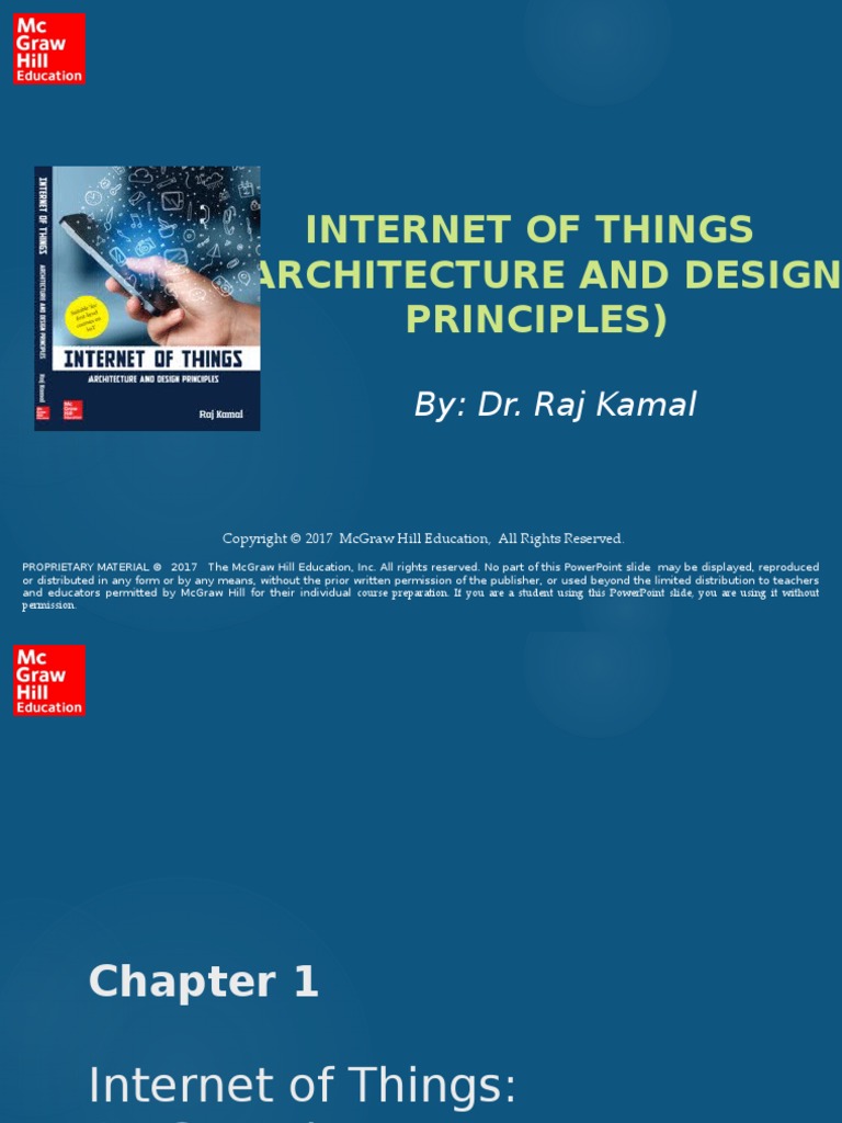 Internet of Things (Architecture and Design Principles) : By: Dr. Raj ...