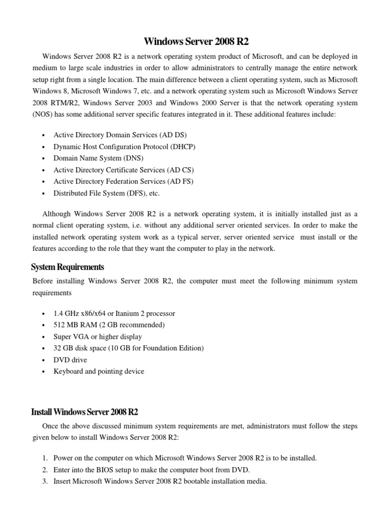 1..windows Server 2008 Installation | PDF | Active Directory | Windows ...