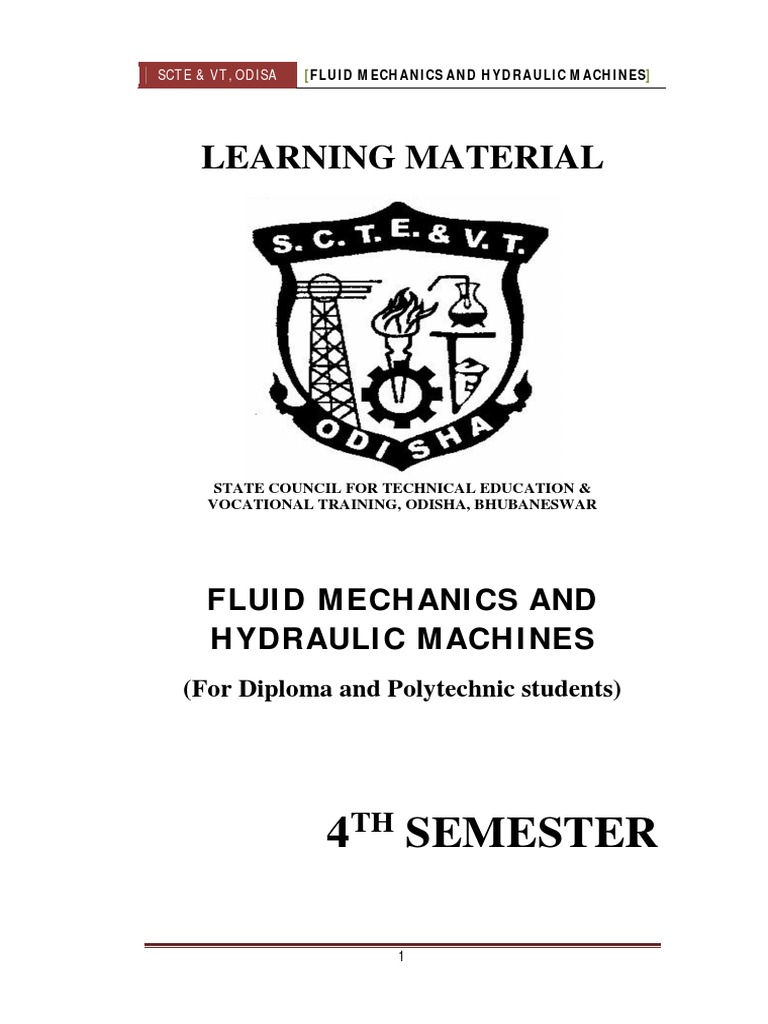 SCTE Fluid Mechanics Guide | PDF | Buoyancy | Fluid Dynamics