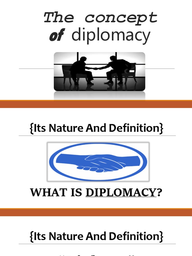 Understanding Diplomacy: Definitions & History | PDF | Diplomacy | Peace