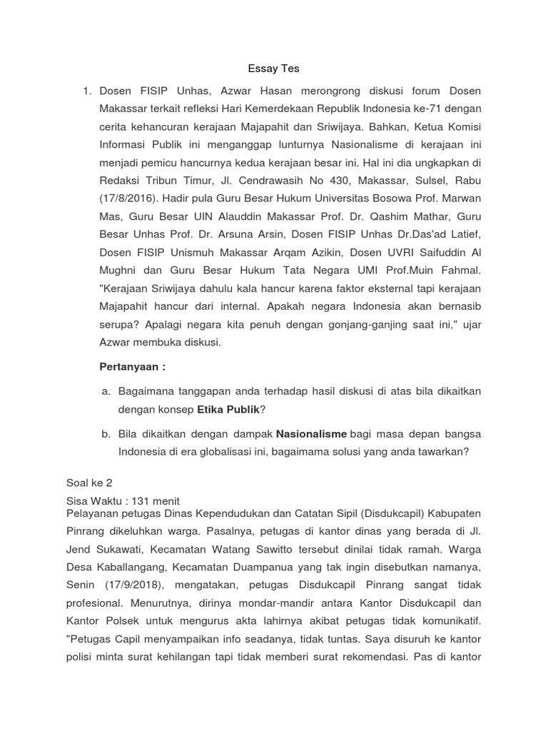Contoh Studi Kasus | PDF