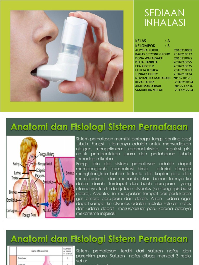 Biofarmasetika - INHALASI | PDF