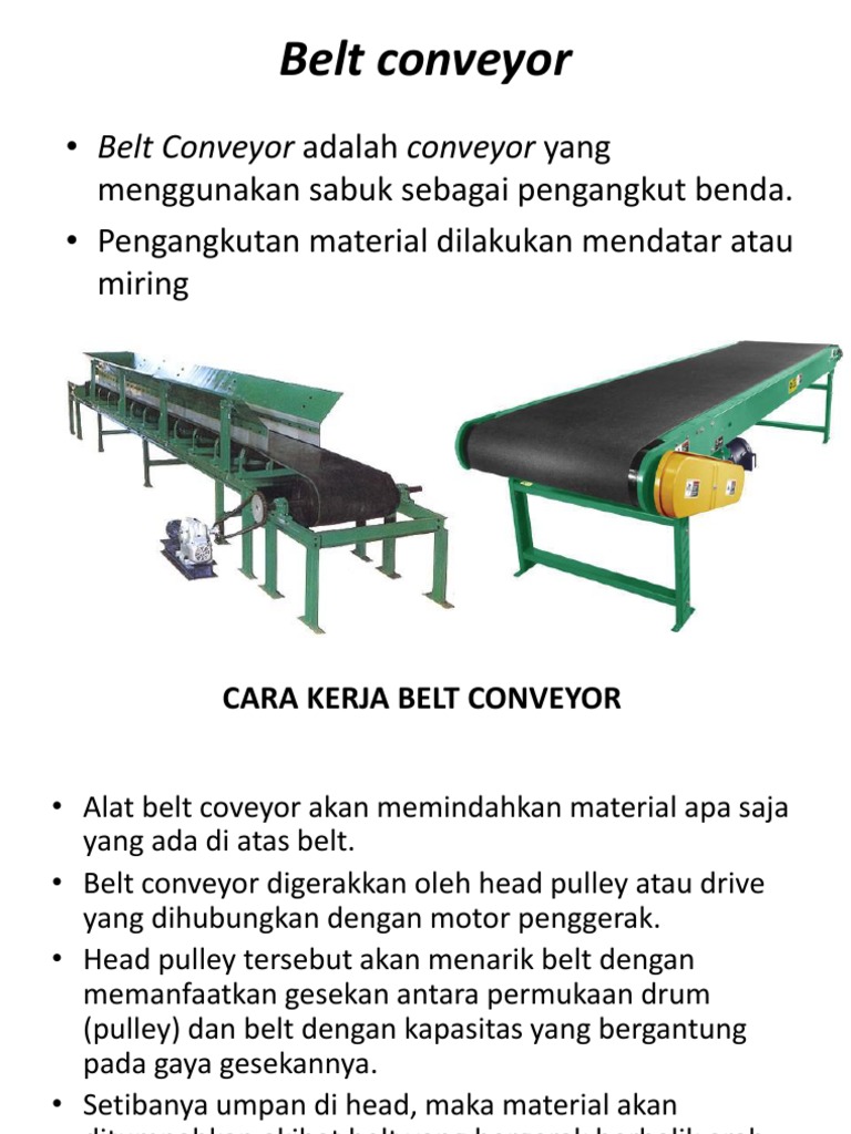 Belt Conveyor | PDF