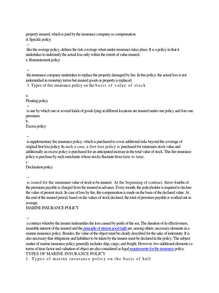 Principle of Utmost Good Faith | PDF | Insurance Policy | Insurance