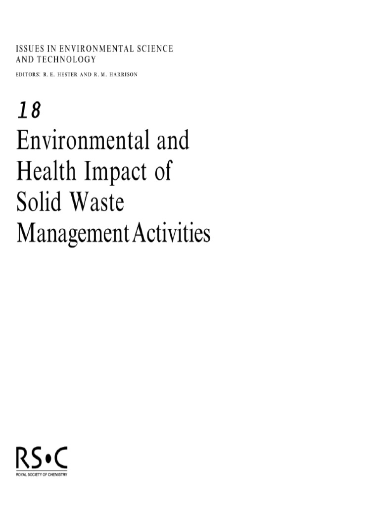 Environmental Impact of Solid Waste Management | PDF