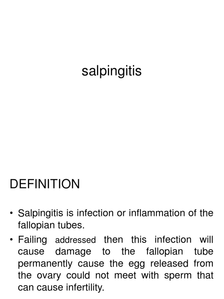 Salpingitis Pleno Minggu 2 Blok 3.1 | PDF | Infertility | Human ...