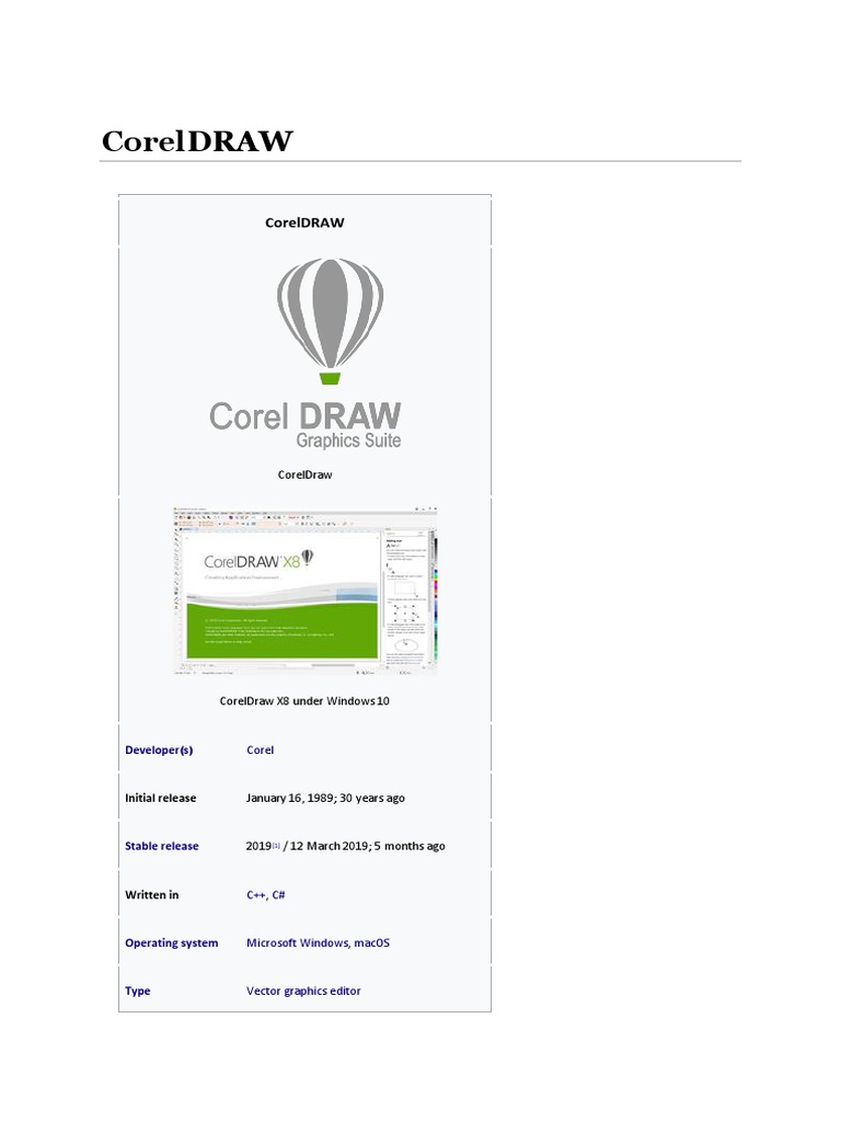 Corel Draw | PDF | Graphic Design | Computing