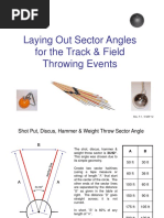 Track & Field Marking Guidelines | PDF | Circle | Elementary Geometry