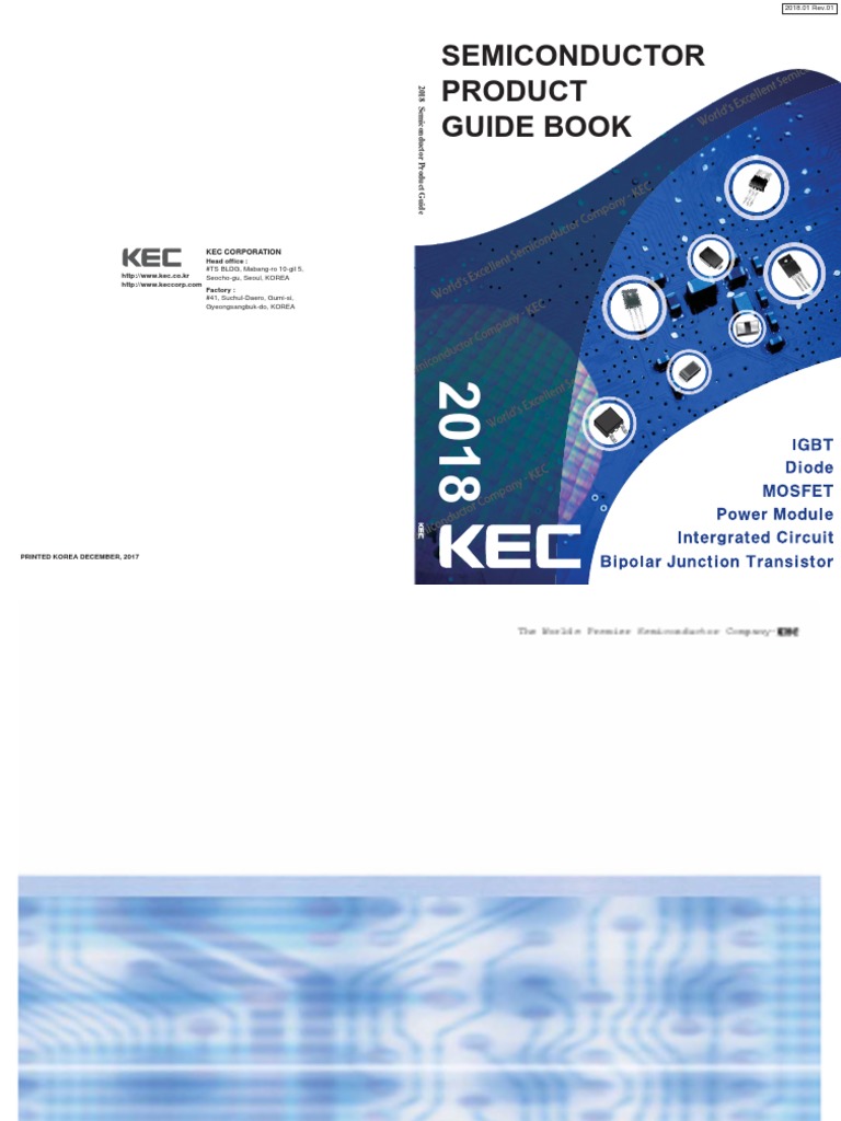 2018 Semiconductor Product Guide | PDF | Diode | Cmos