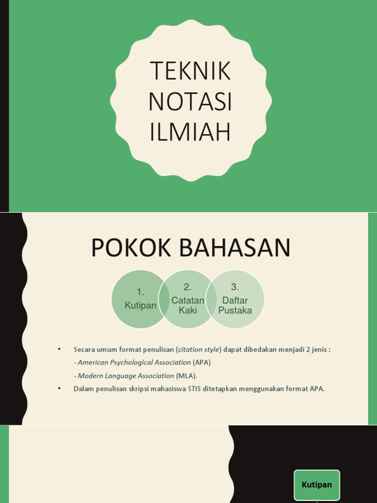 Teknik Notasi Ilmiah - Kel 7 | PDF